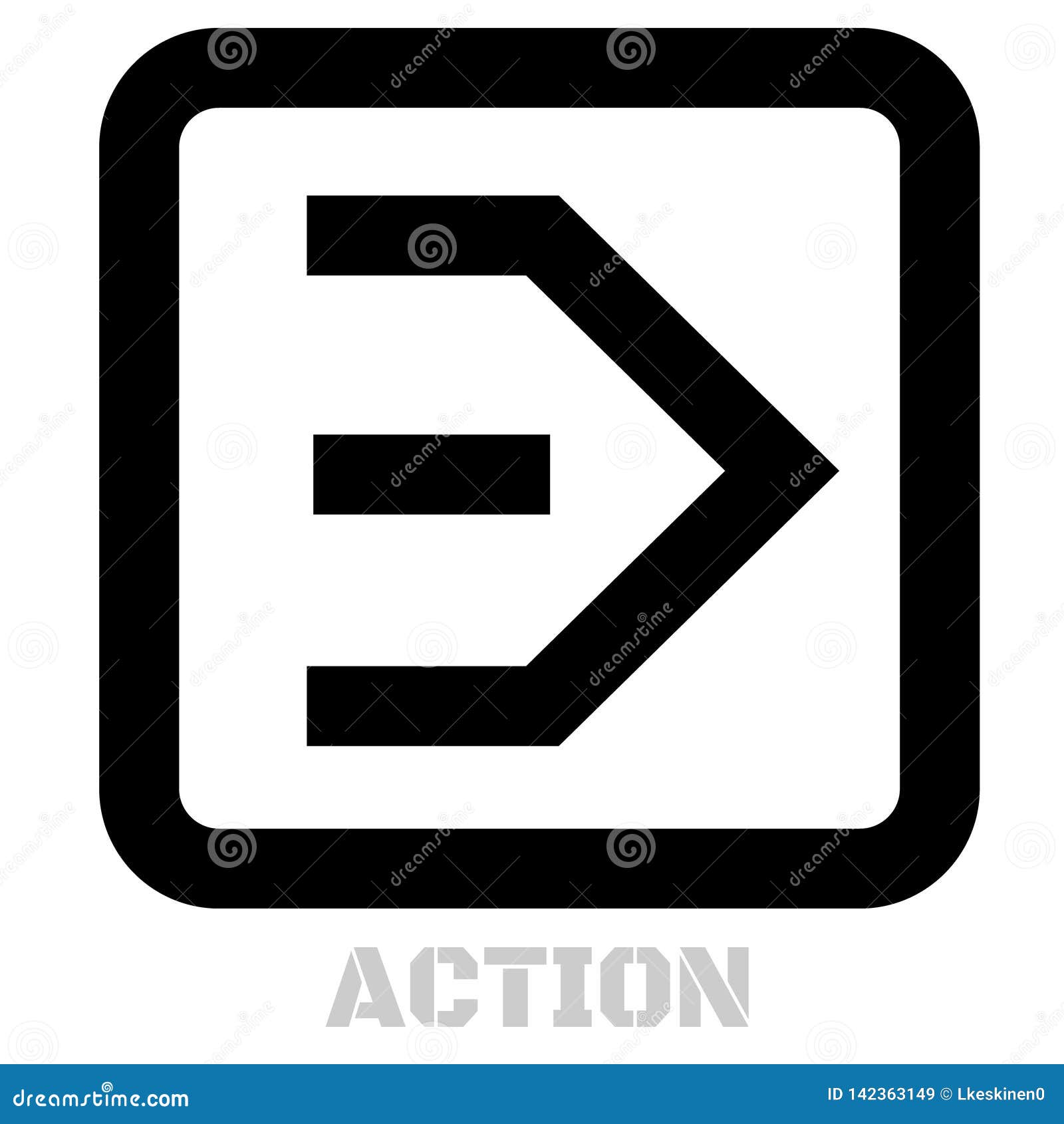 Action Concept Icon on White Stock Vector - Illustration of exercise ... Action Concept Icon on White Stock Vector - Illustration of exercise ...