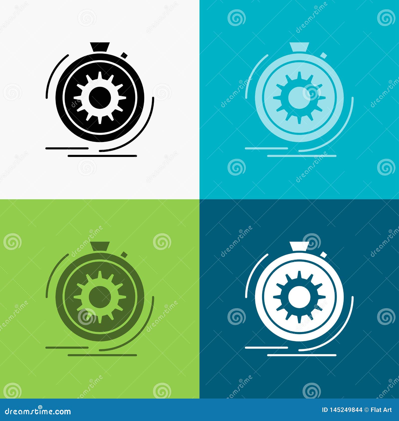 Action, Fast, Performance, Process, Speed Icon Over Various Background ...