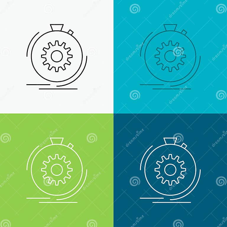 Action, Fast, Performance, Process, Speed Icon Over Various Background ...