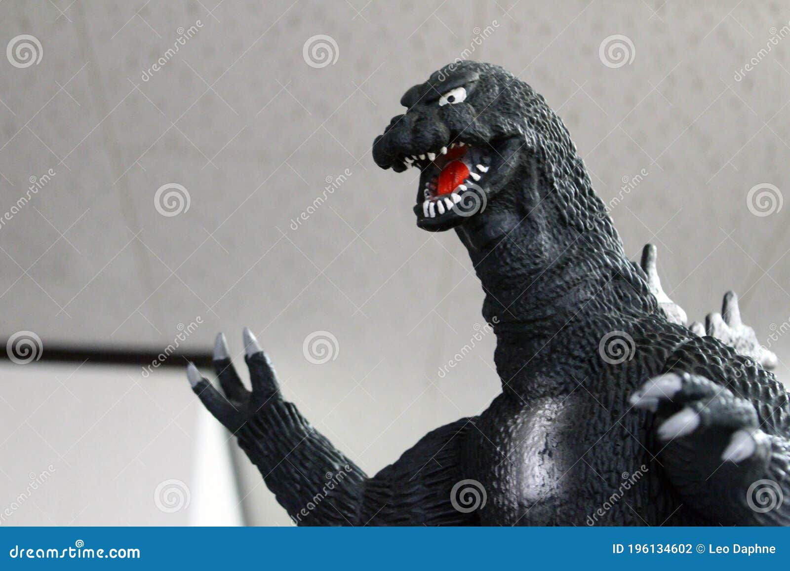 Action Figure Godzilla Screaming Editorial Photography - Image of teeth ...