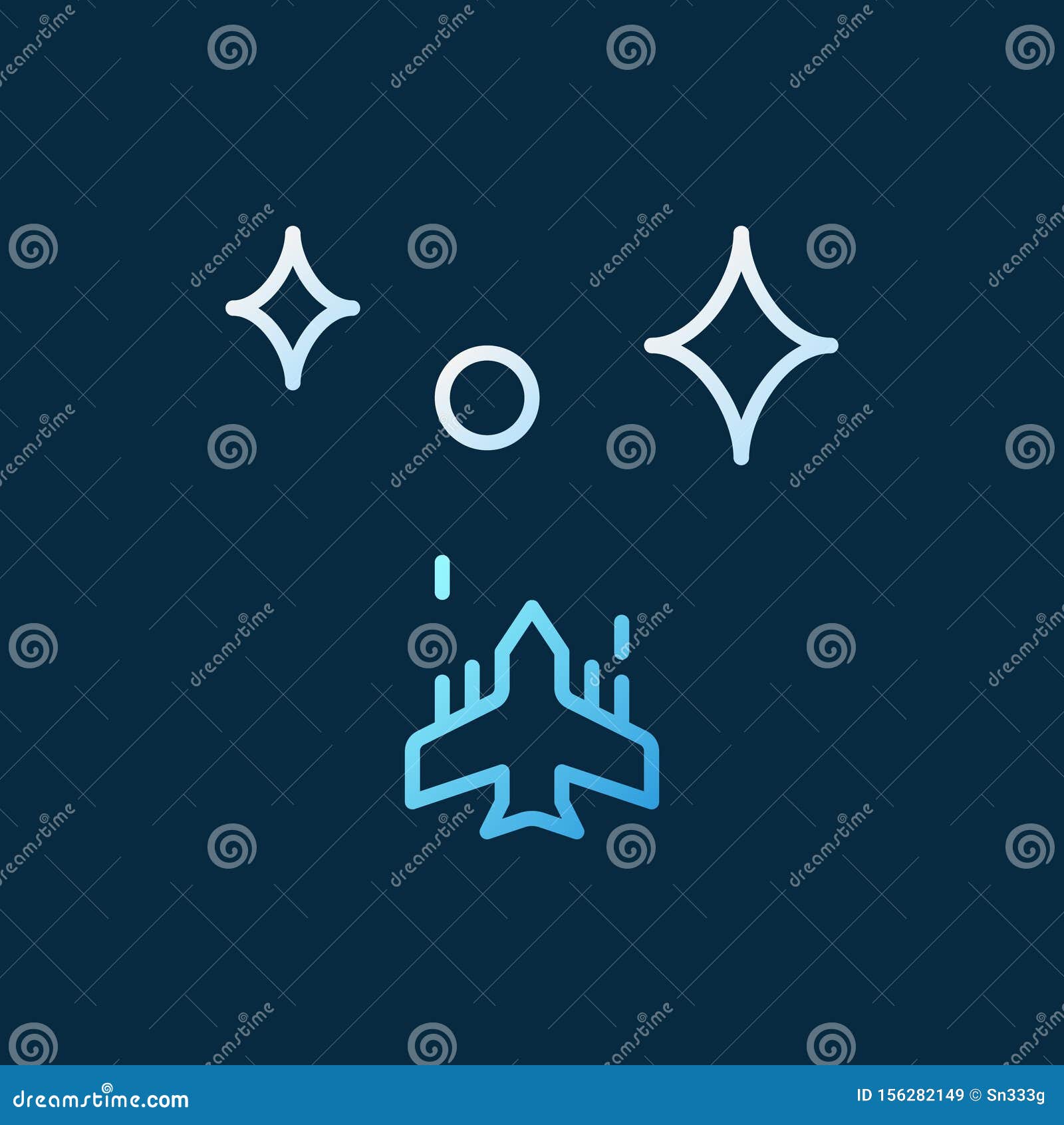 Action Game Vector Colored Linear Icon - Video Game Symbol Stock Vector ...