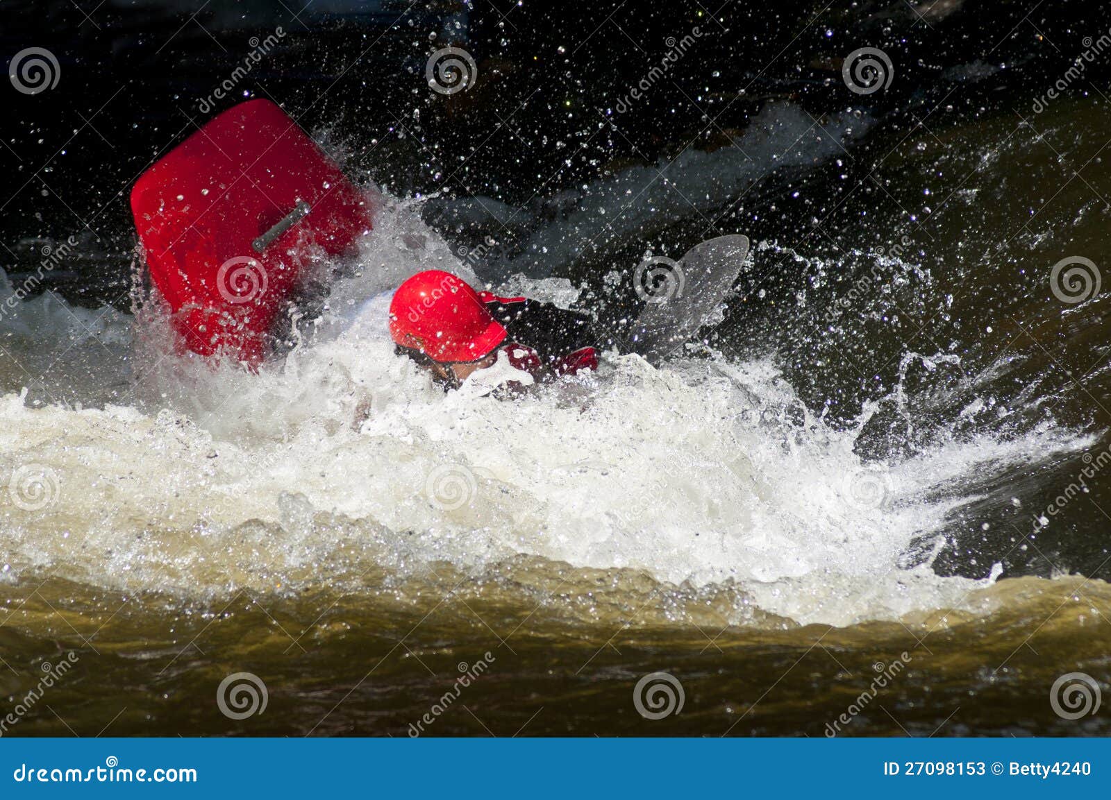 Action in a Kayak Competition. Stock Image - Image of boat, lifestyle ...