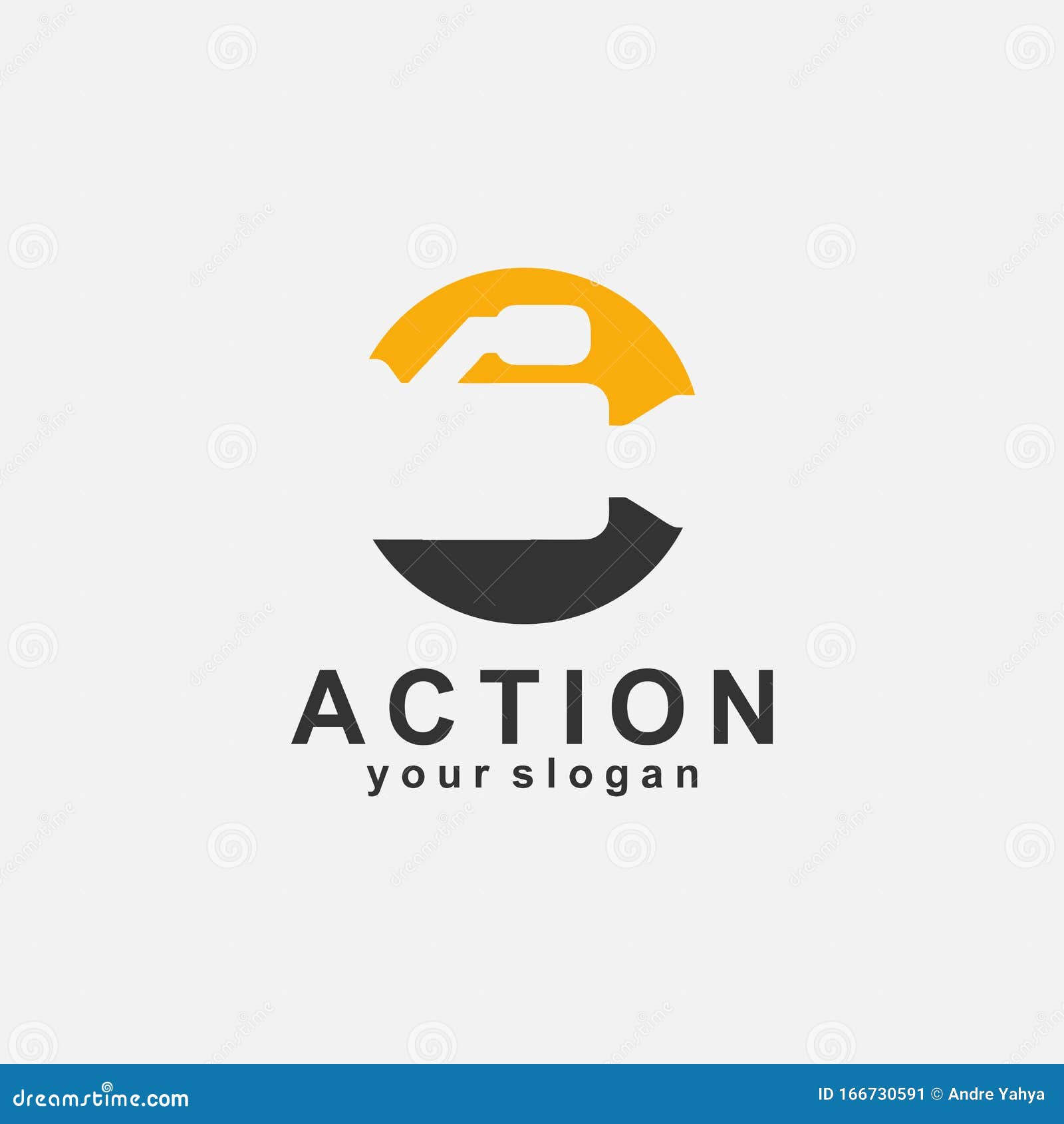 Action logo template stock illustration. Illustration of access - 166730591