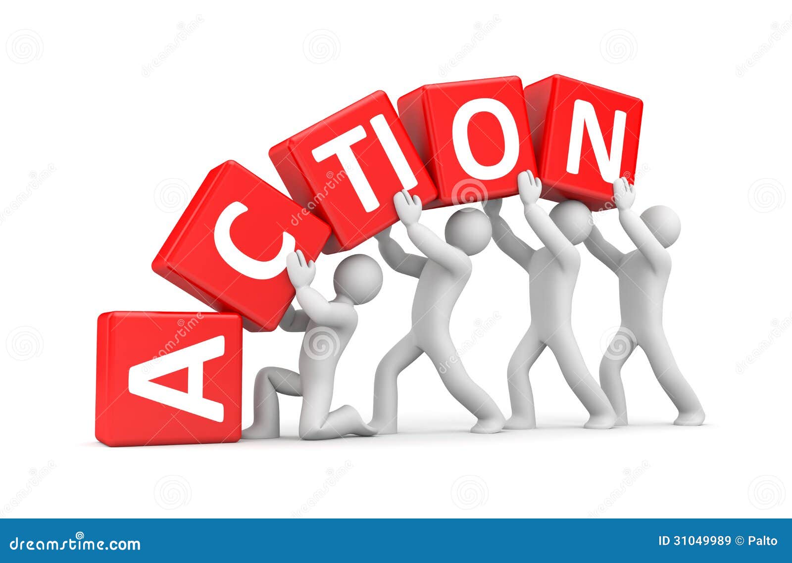 Action metaphor stock illustration. Illustration of group - 31049989