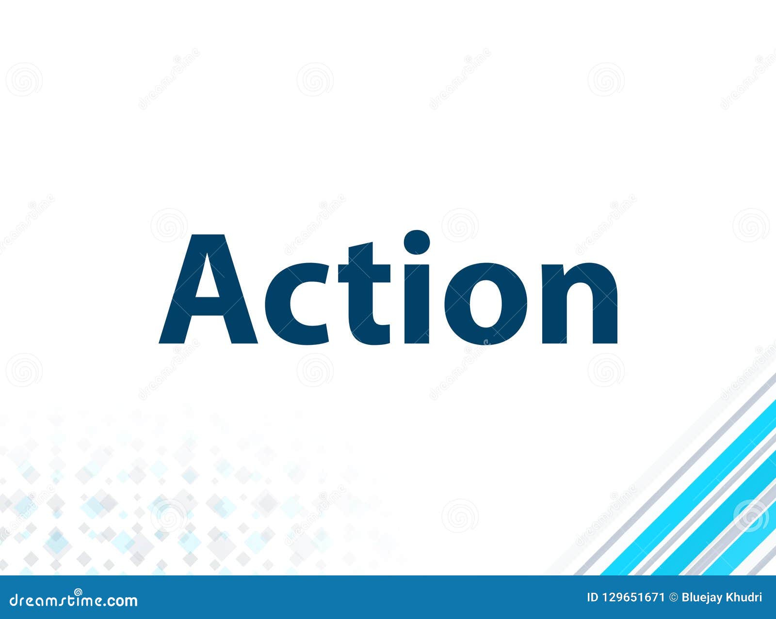 Action Modern Flat Design Blue Abstract Background Stock Illustration ...