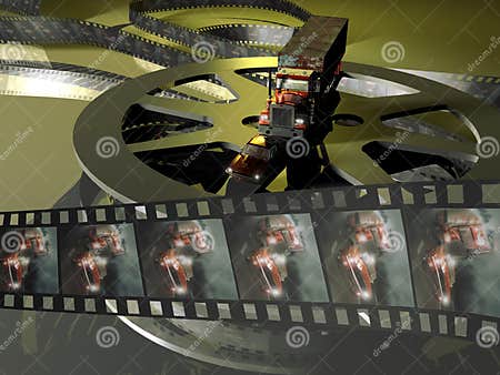 Action movie stock illustration. Illustration of promotion - 14310684