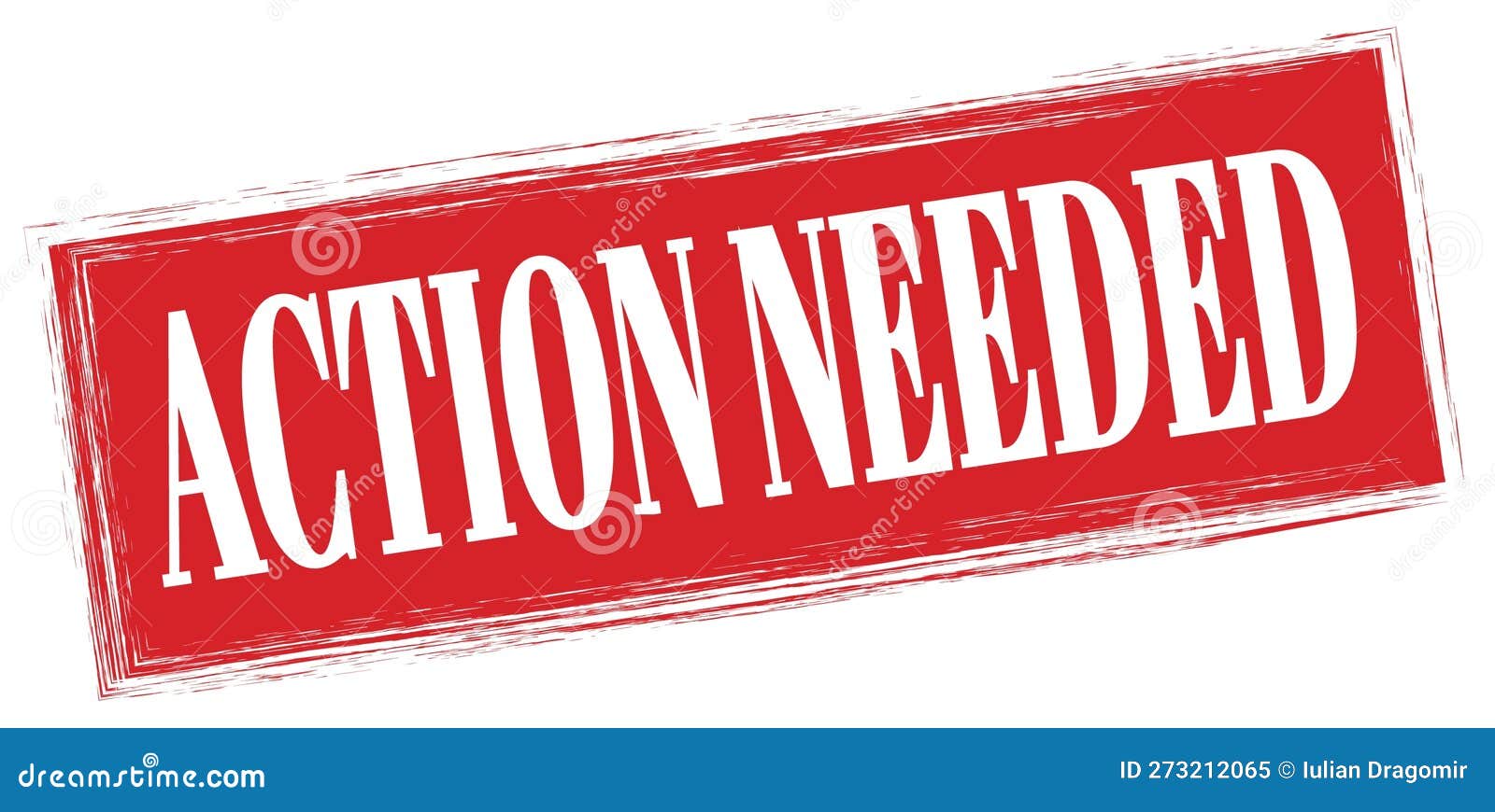 ACTION NEEDED Text Written on Red Stamp Sign Stock Image - Image of ...