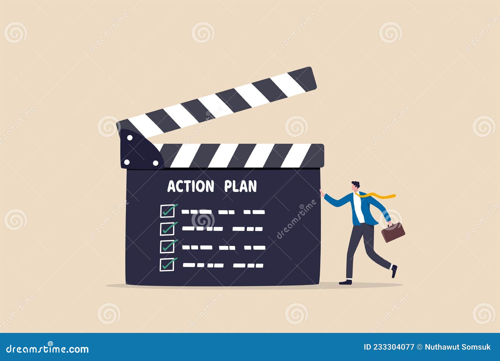 Action Plan with Checklist Step by Step of Business Implementation ...