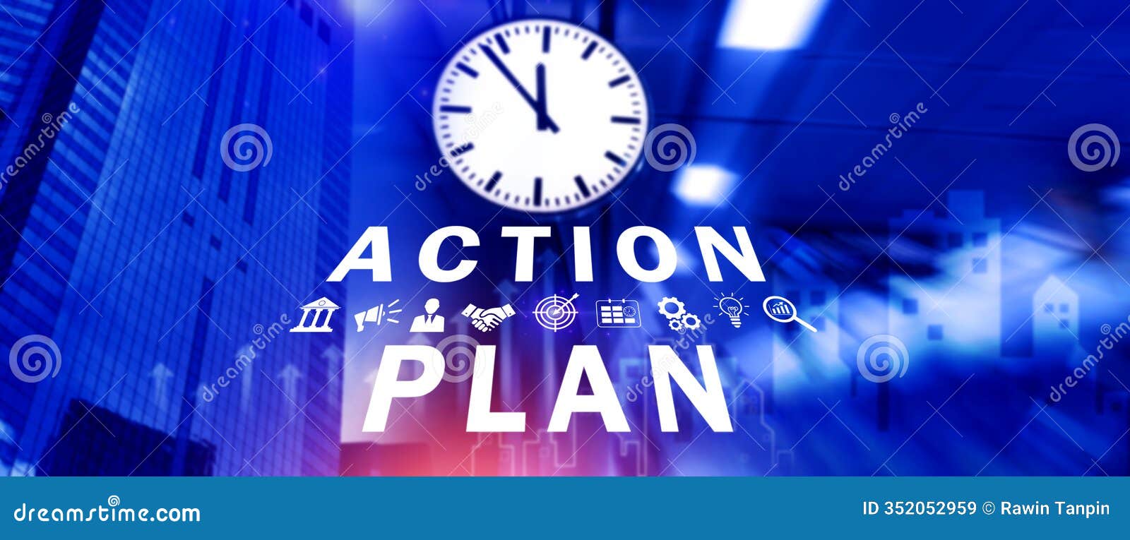 Action Plan Concept, Business and Marketing, Objective, Strategy, Plan ...