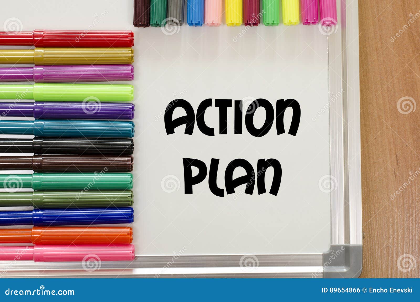 Action plan concept stock photo. Image of object, document - 89654866