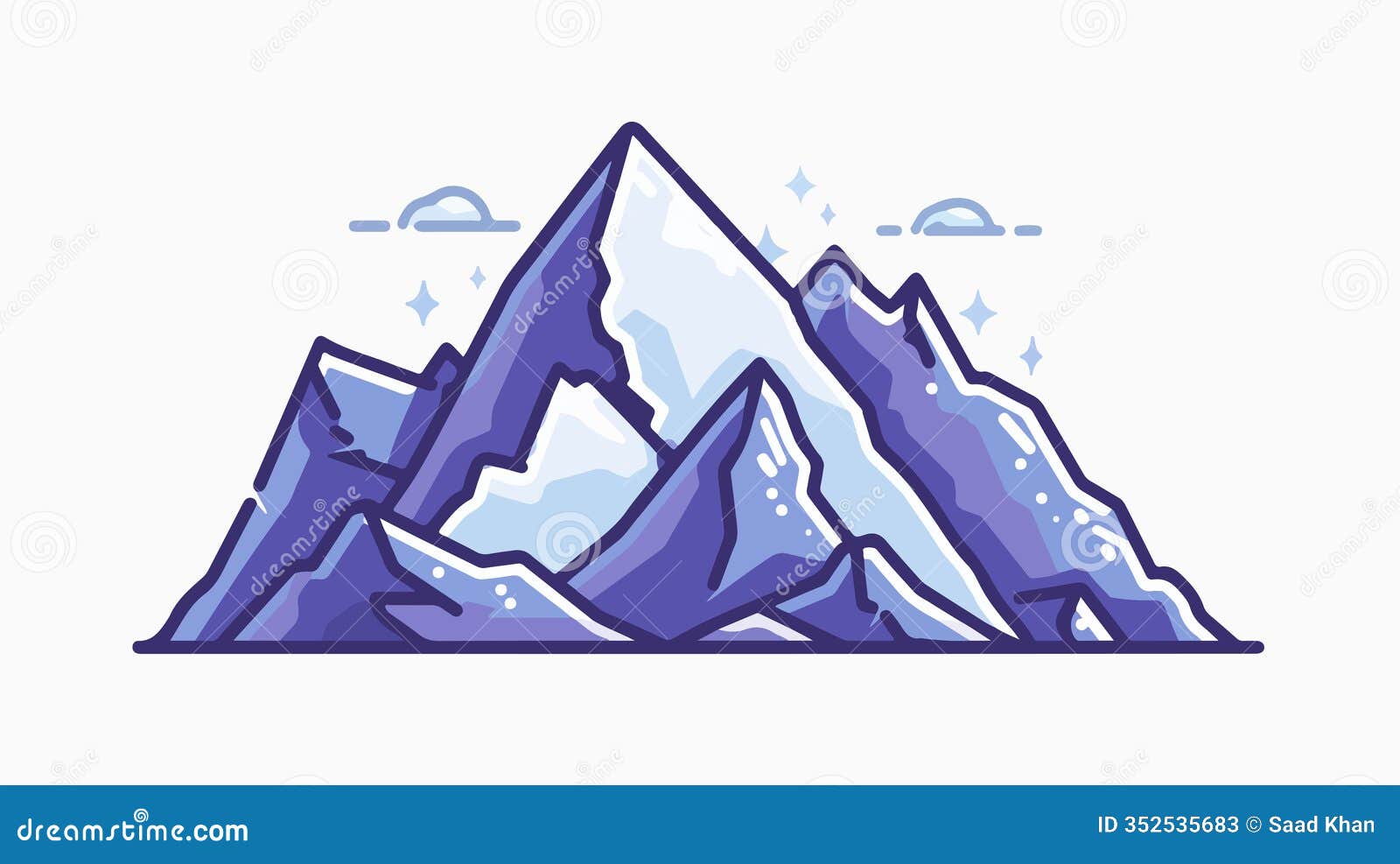 Action Plan Mountain Icon for Business Strategy and Success Stock ...