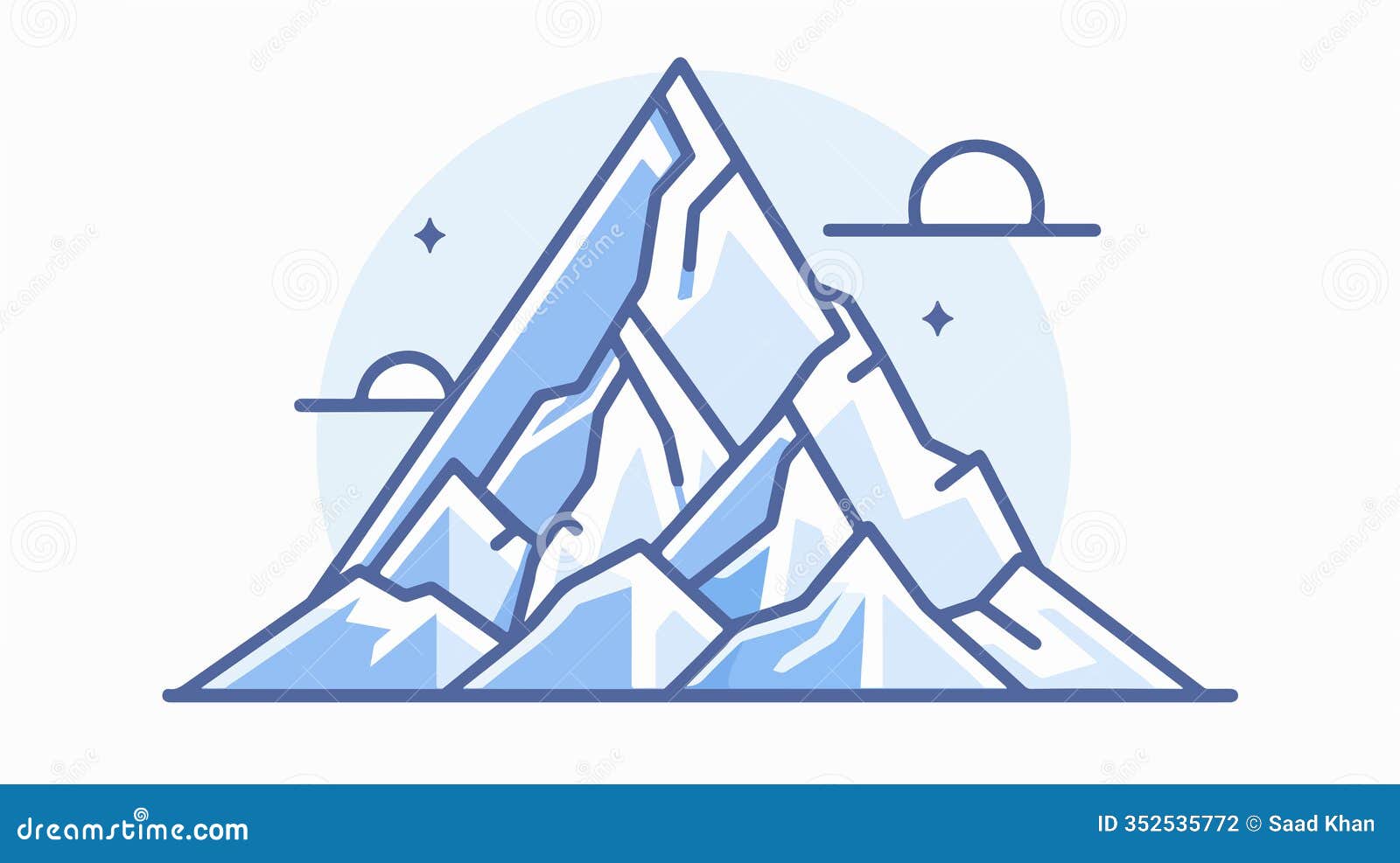 Action Plan Mountain Icon for Business Strategy and Success Stock ...