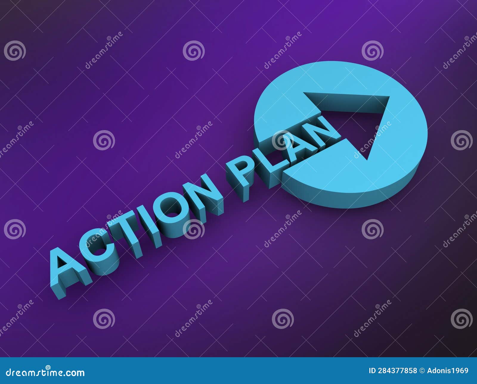 Action plan on purple stock illustration. Illustration of plan - 284377858