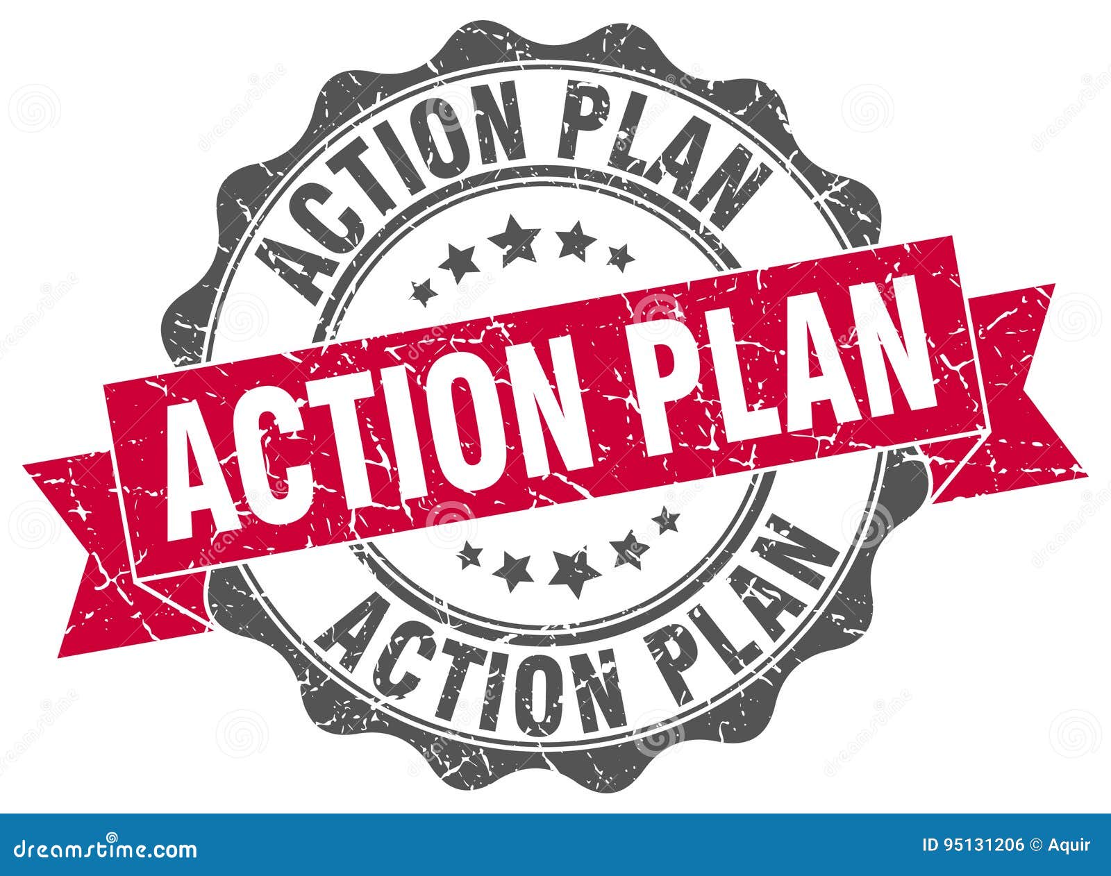 Action plan stamp stock vector. Illustration of round - 95131206