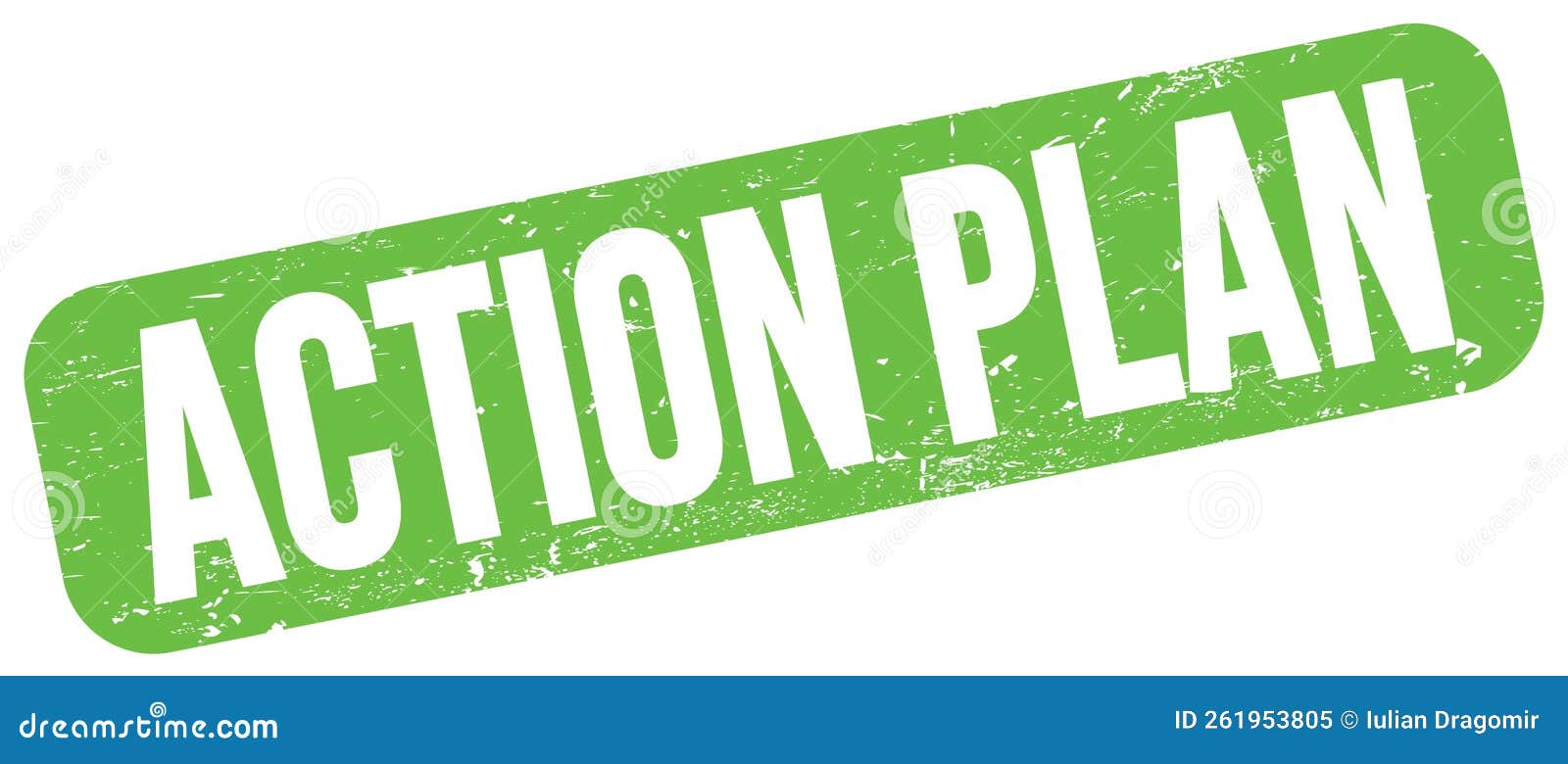 ACTION PLAN Text on Green Grungy Stamp Sign Stock Illustration ...