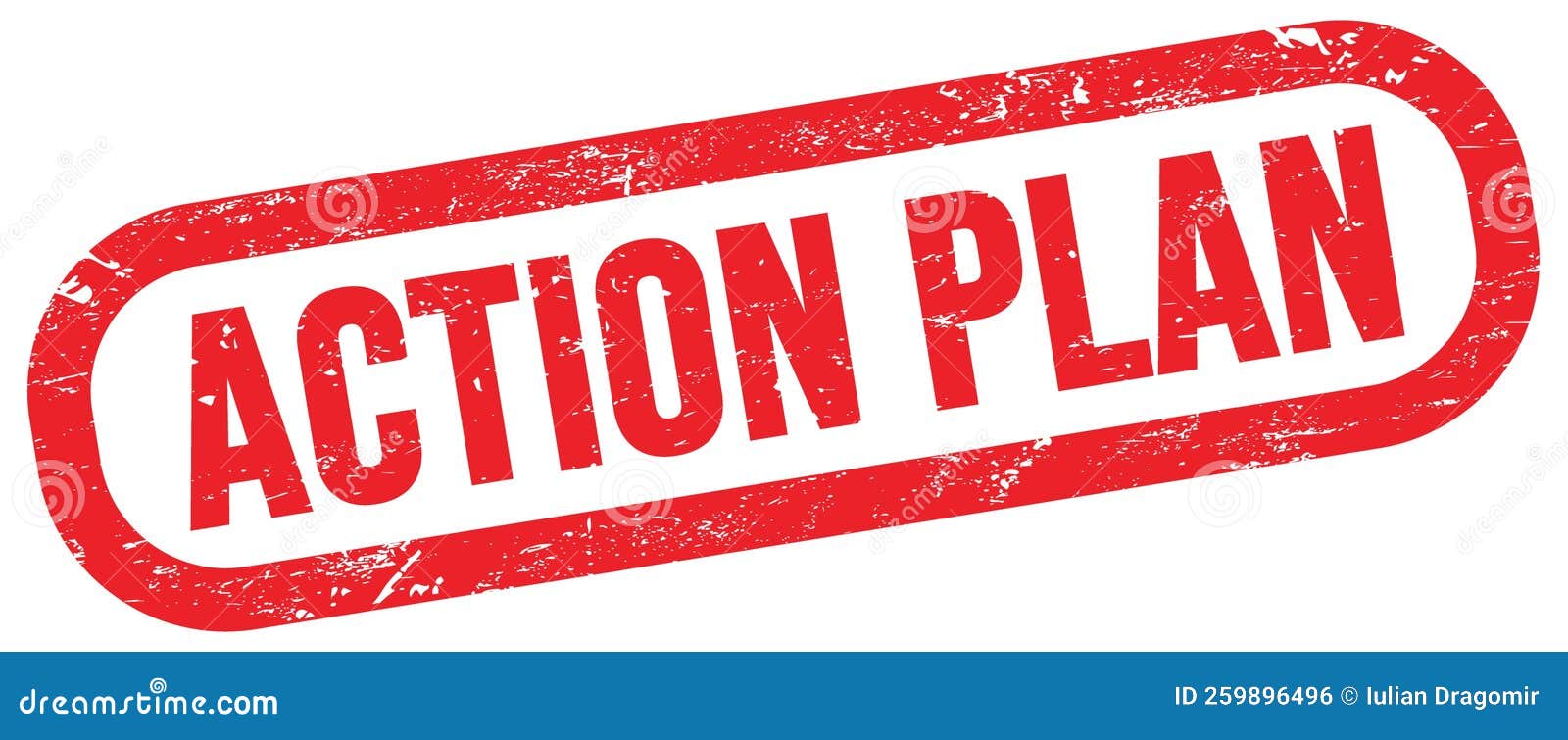 ACTION PLAN, Text Written on Red Stamp Sign Stock Illustration ...