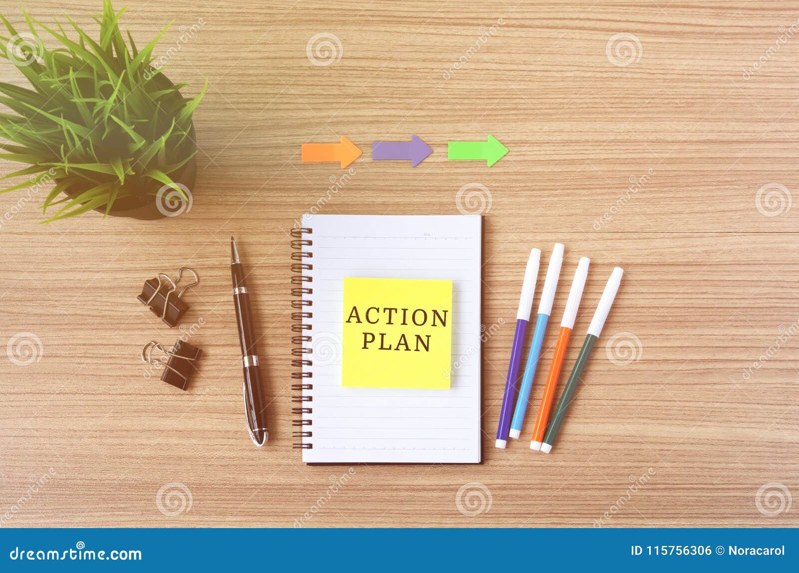 Action Plan Text on Sticky Note Stock Photo - Image of note, icon ...