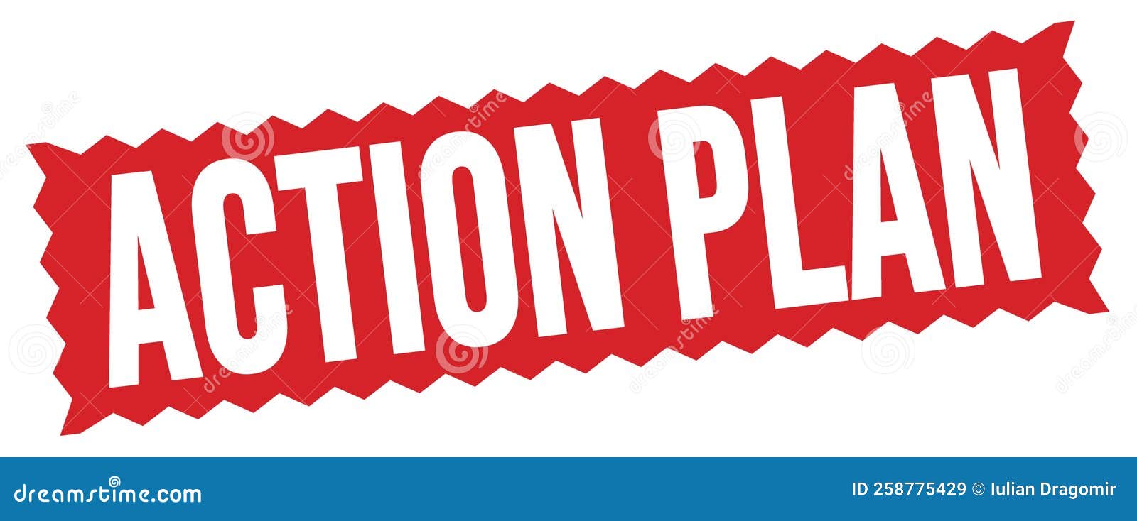 ACTION PLAN Text Written on Red Stamp Sign Stock Illustration ...