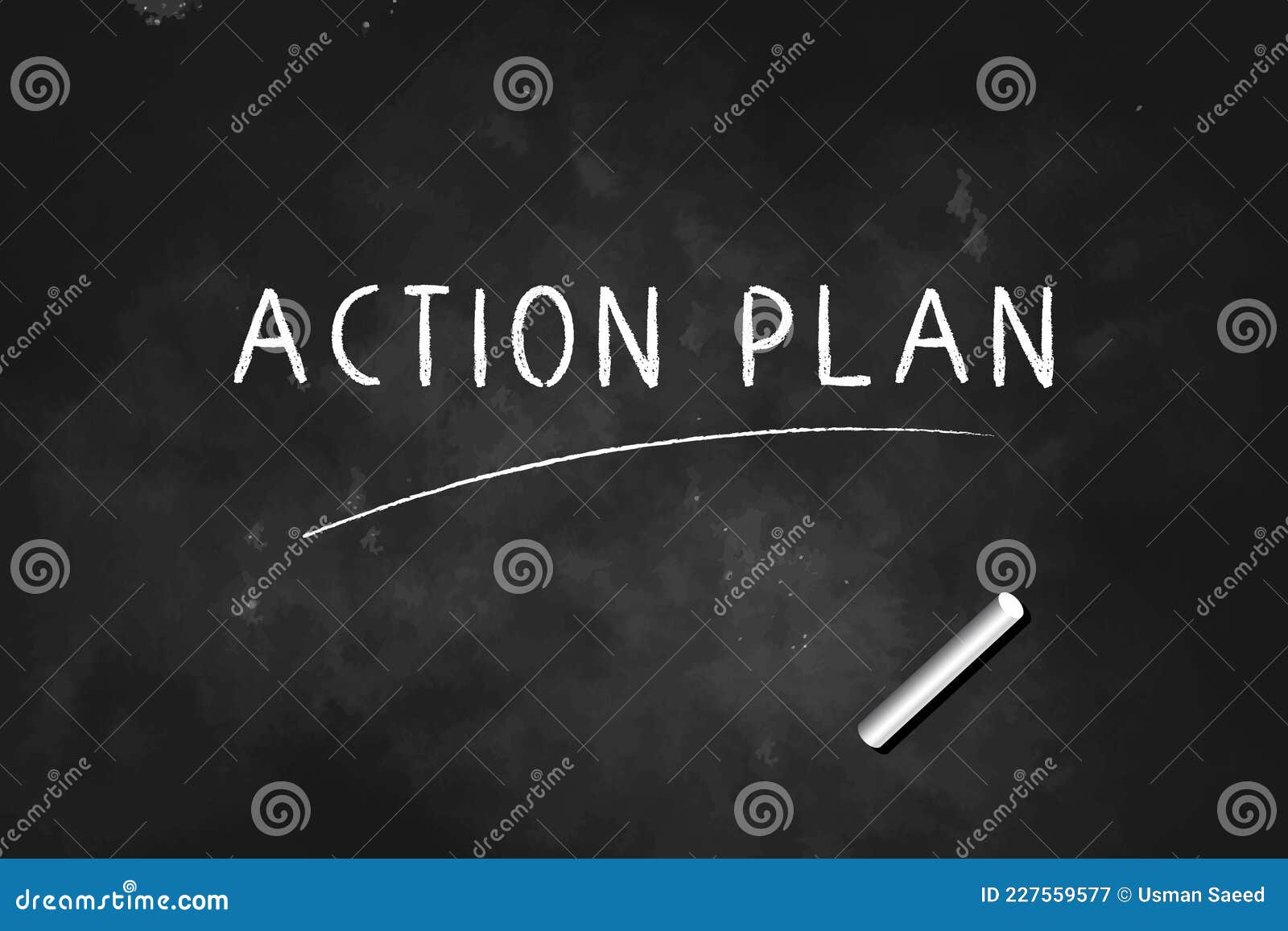 Action Plan Written with Chalk on Blackboard Icon Logo Design Vector ...