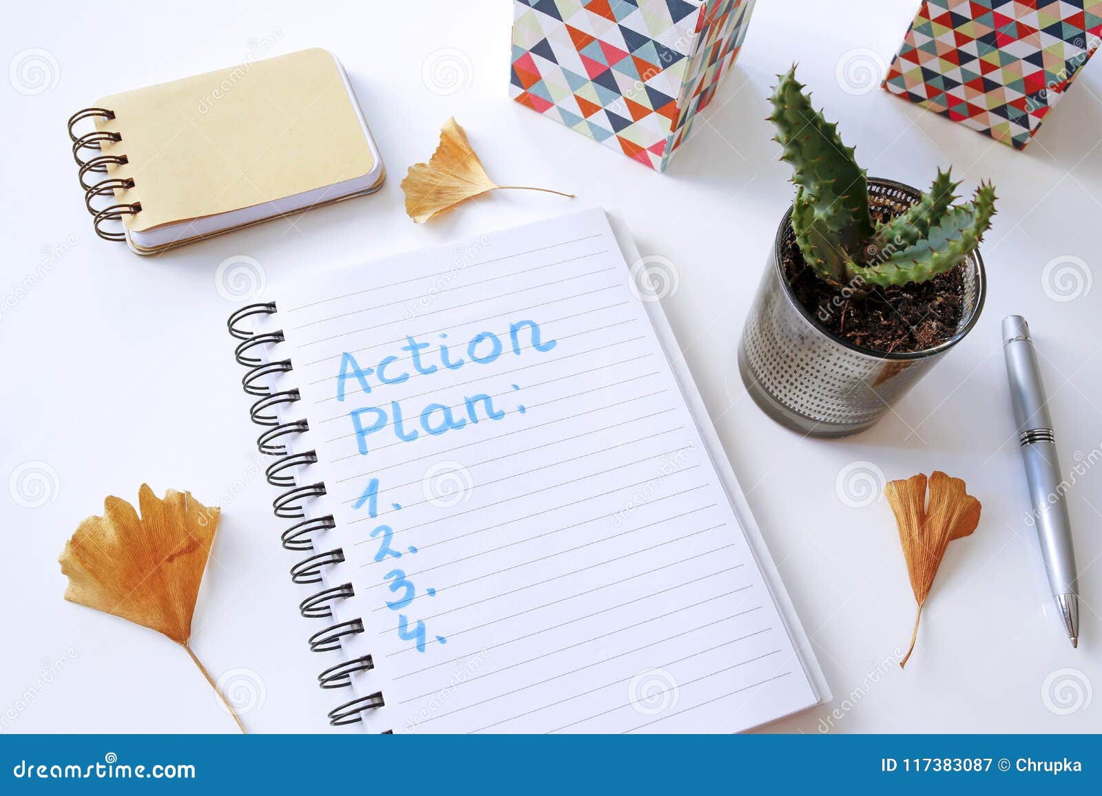 Action Plan Written in Notebook Stock Image - Image of numbers, plan ...