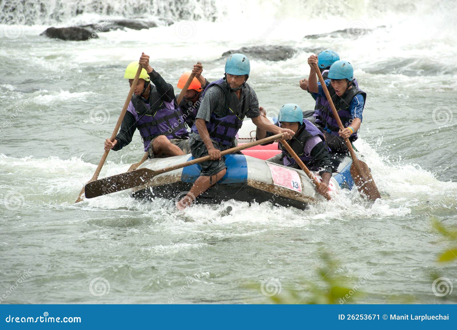 Action at Rafting Racing in Thailand. Editorial Photo - Image of ...