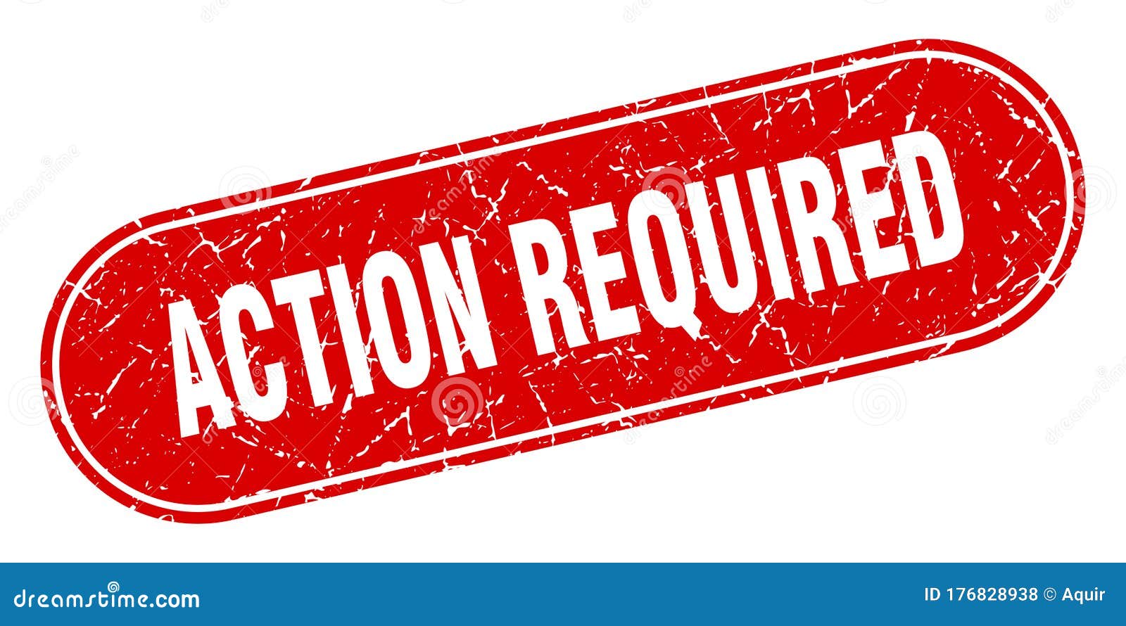 Action Required Sign. Action Required Grunge Stamp Stock Vector ...