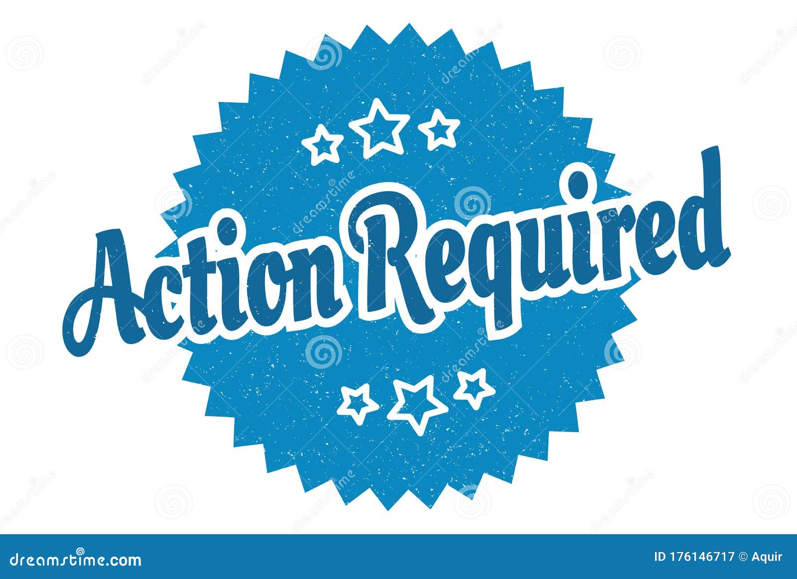 Action Required Sign. Action Required Vintage Retro Label Stock Vector ...