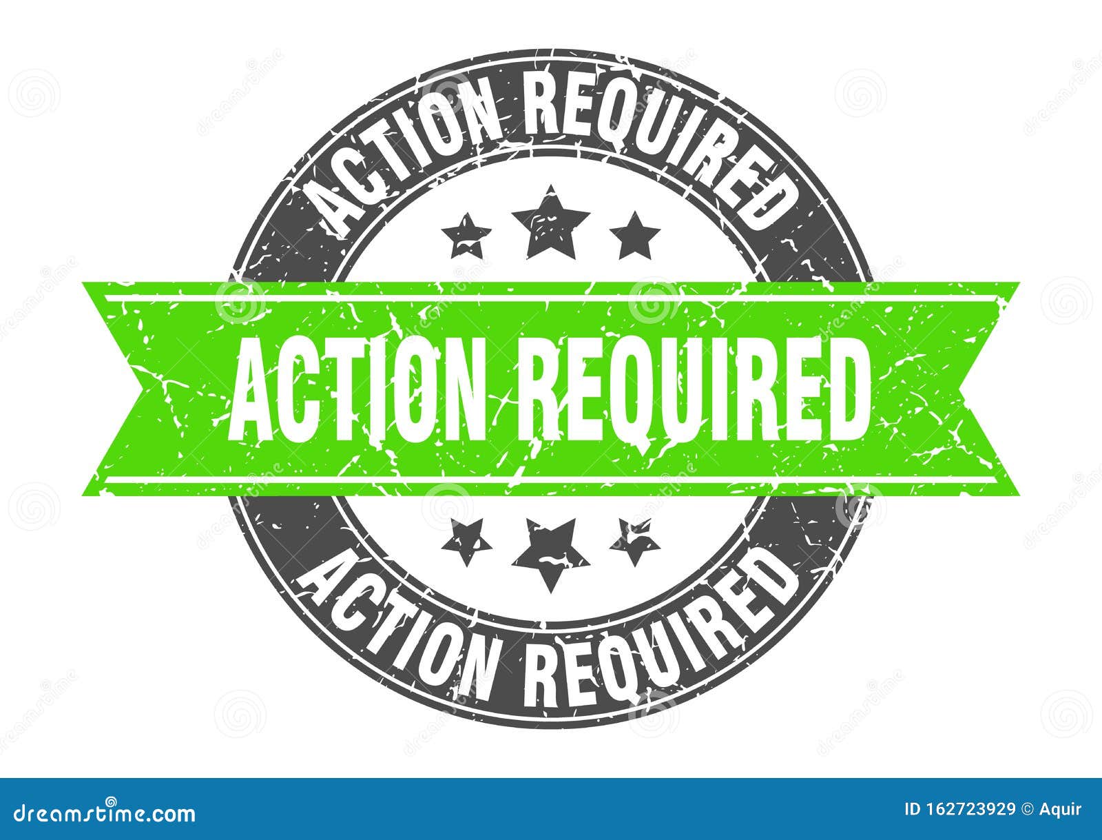 Action required stamp stock vector. Illustration of white - 162723929