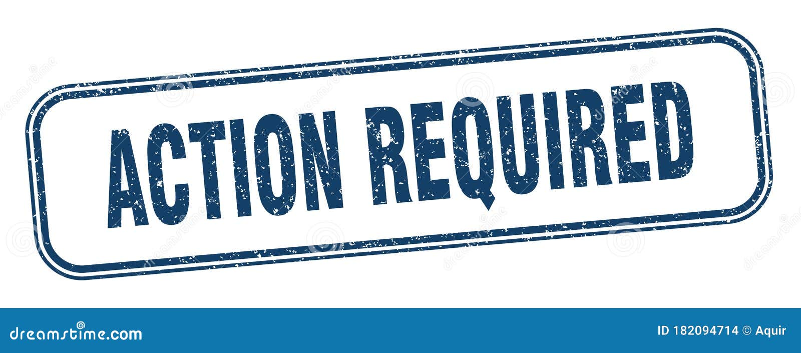 Action Required Stamp. Action Required Square Grunge Sign Stock Vector ...