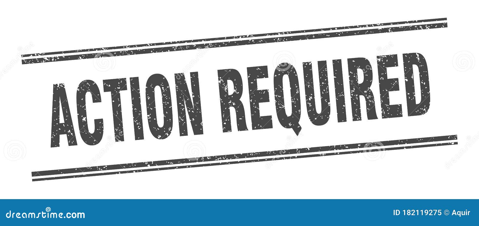 Action Required Stamp. Action Required Square Grunge Sign Stock Vector ...