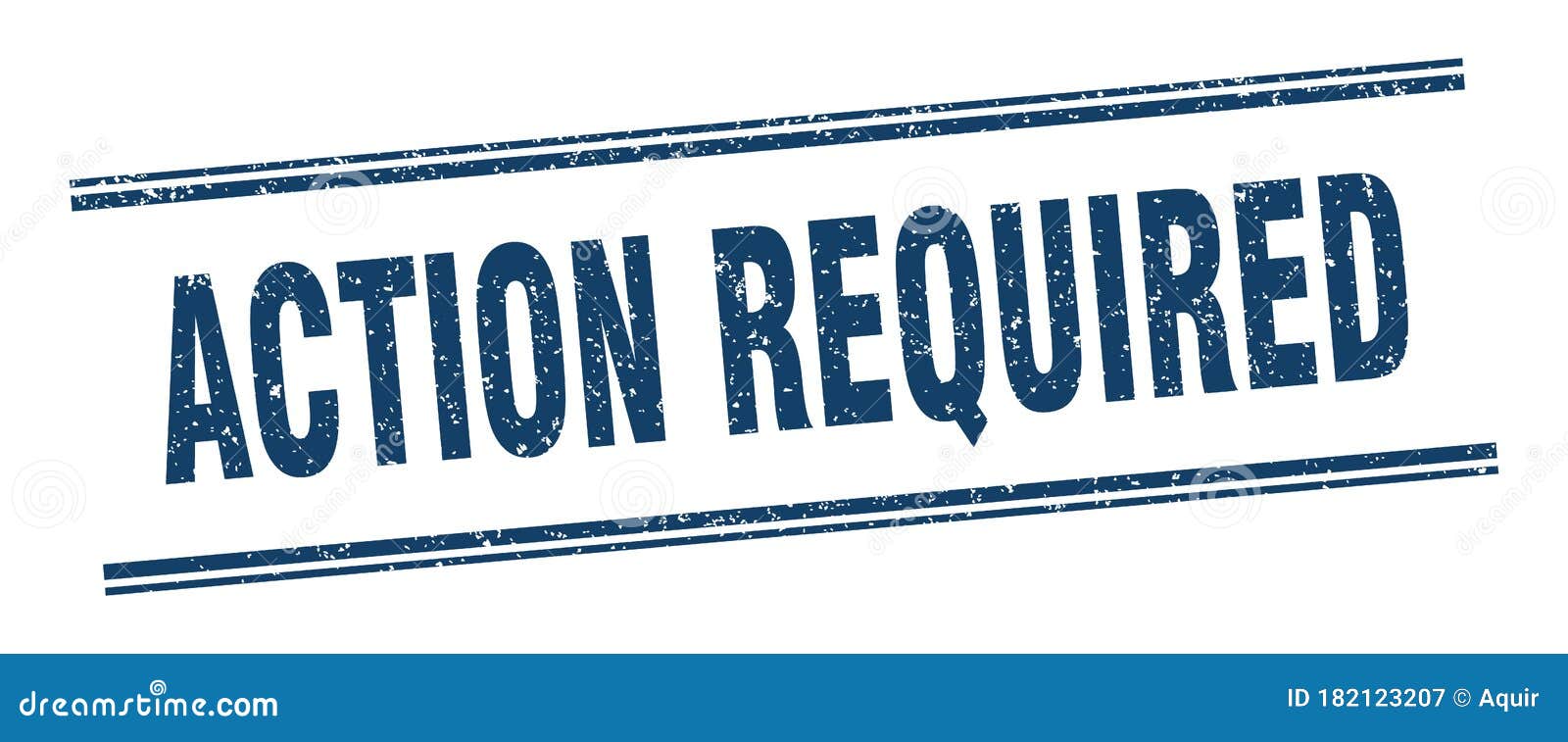 Action Required Stamp. Action Required Square Grunge Sign Stock Vector ...