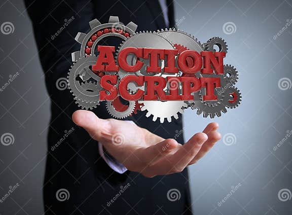Action script stock illustration. Illustration of script - 51797018