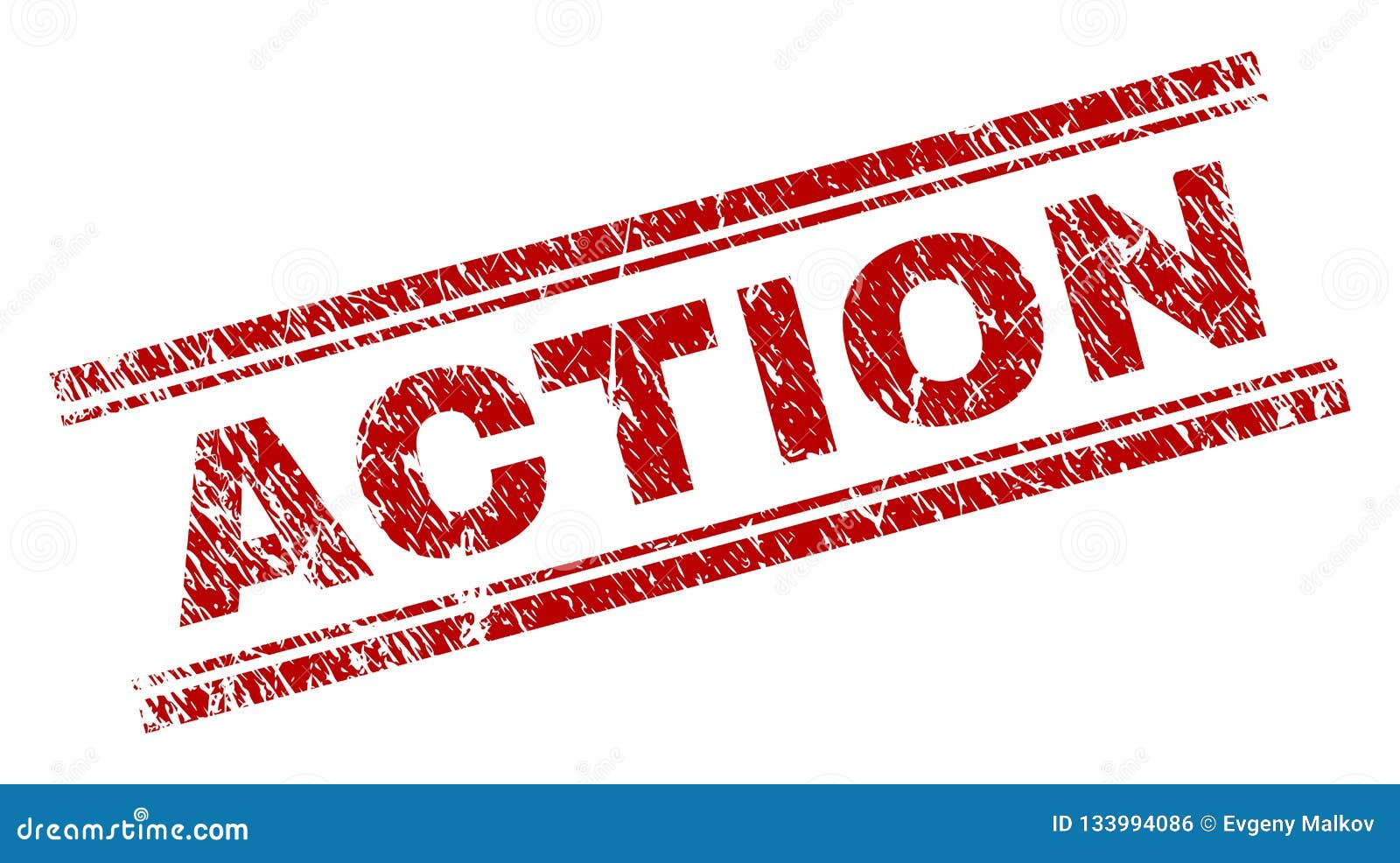 Grunge Textured ACTION Stamp Seal Stock Vector - Illustration of grainy ...