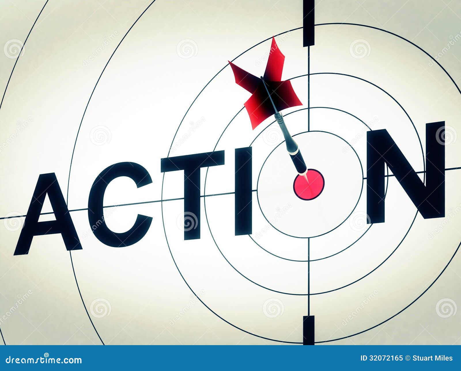 Action Shows Active Motivation Or Proactive Stock Illustration ...