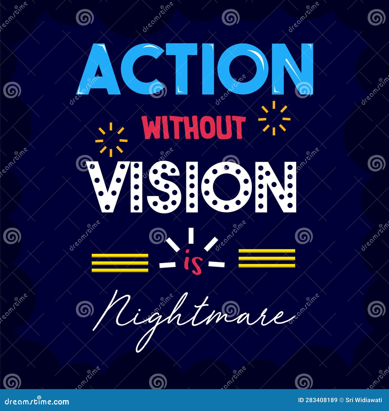 Action without Vision is Nightmare Inspirational Quotes Motivation ...