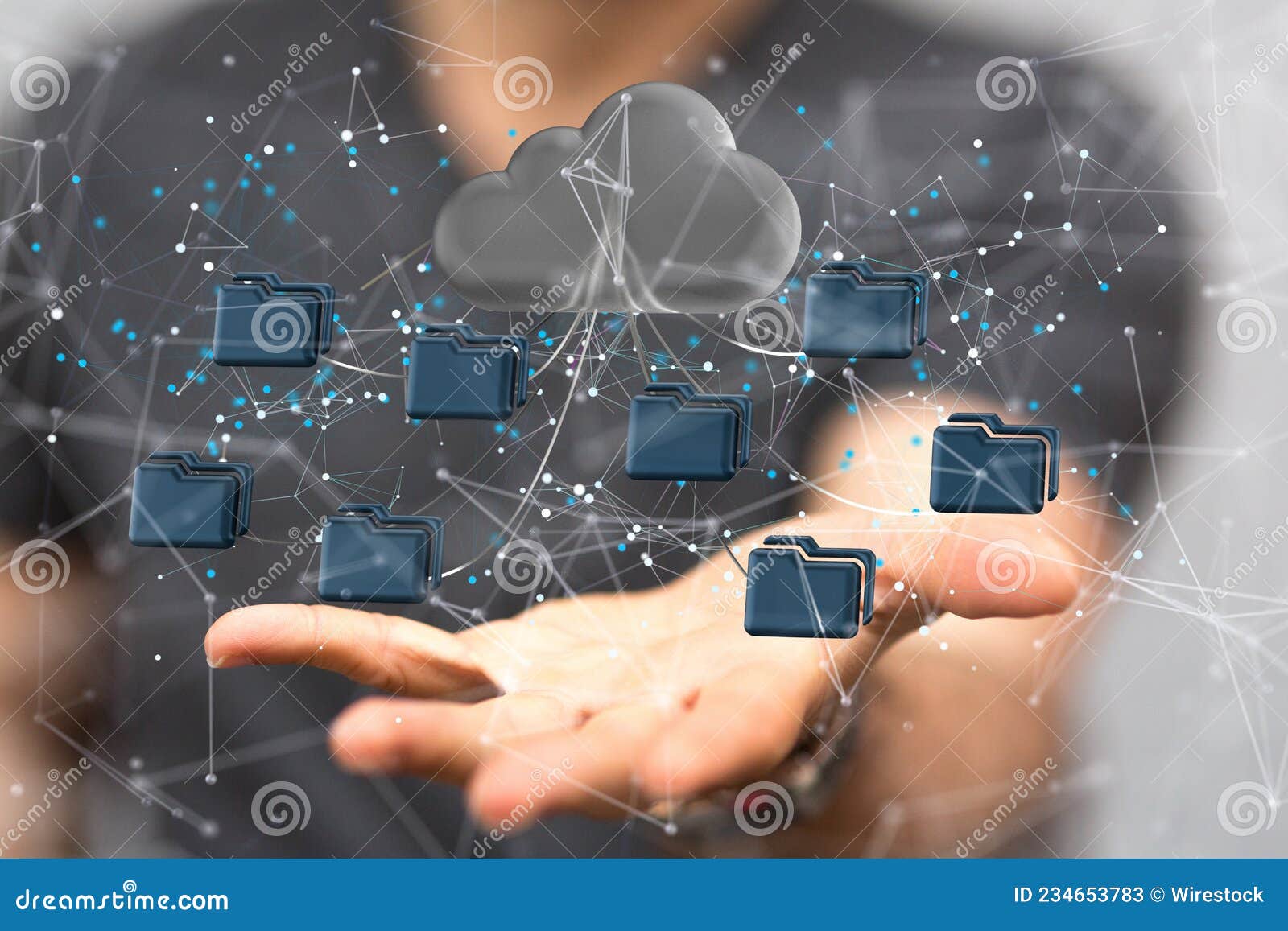 Actionable Analytics Concept 3D Rendering Wallpaper Stock Image - Image ...