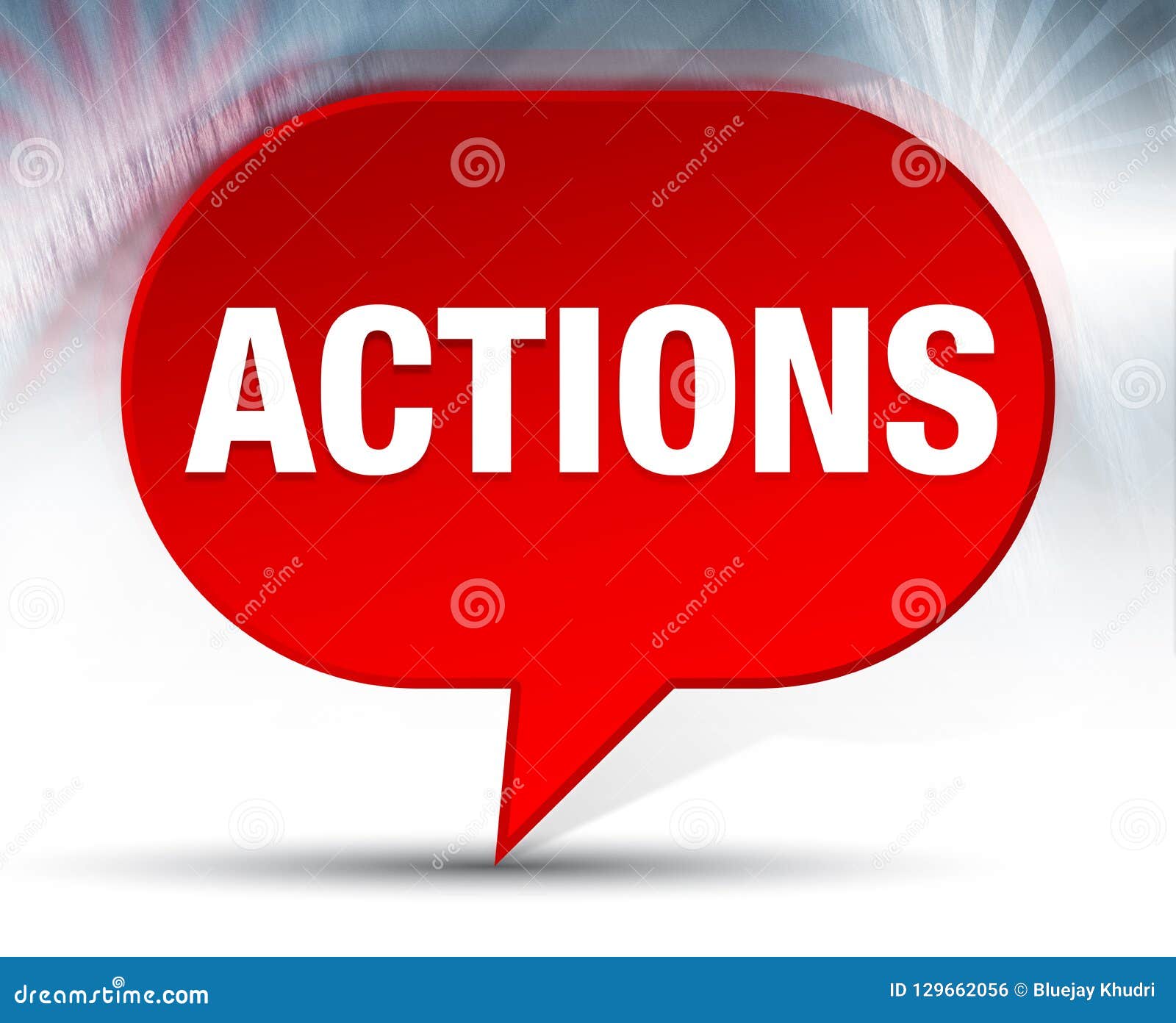 Actions Red Bubble Background Stock Illustration - Illustration of ...