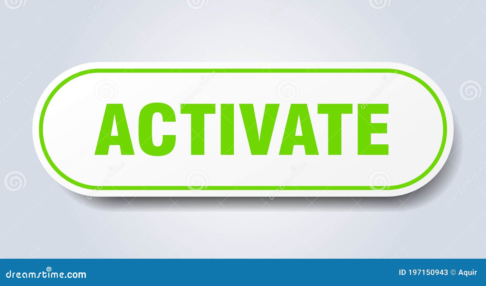 Activate Sign With Colourful Cut Out Foil Ribbon Confetti Background ...