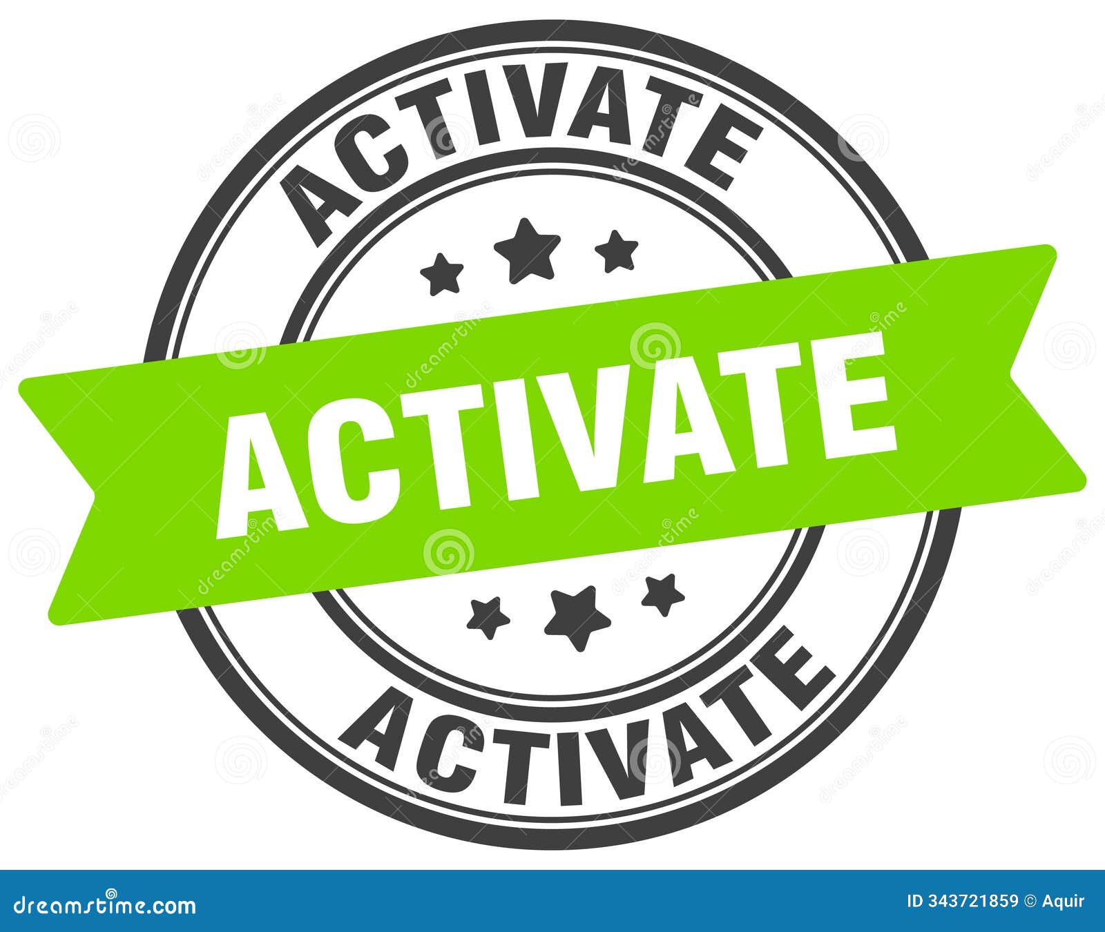 Activate. Activate Round Pink Label Isolated On Transparent Background ...