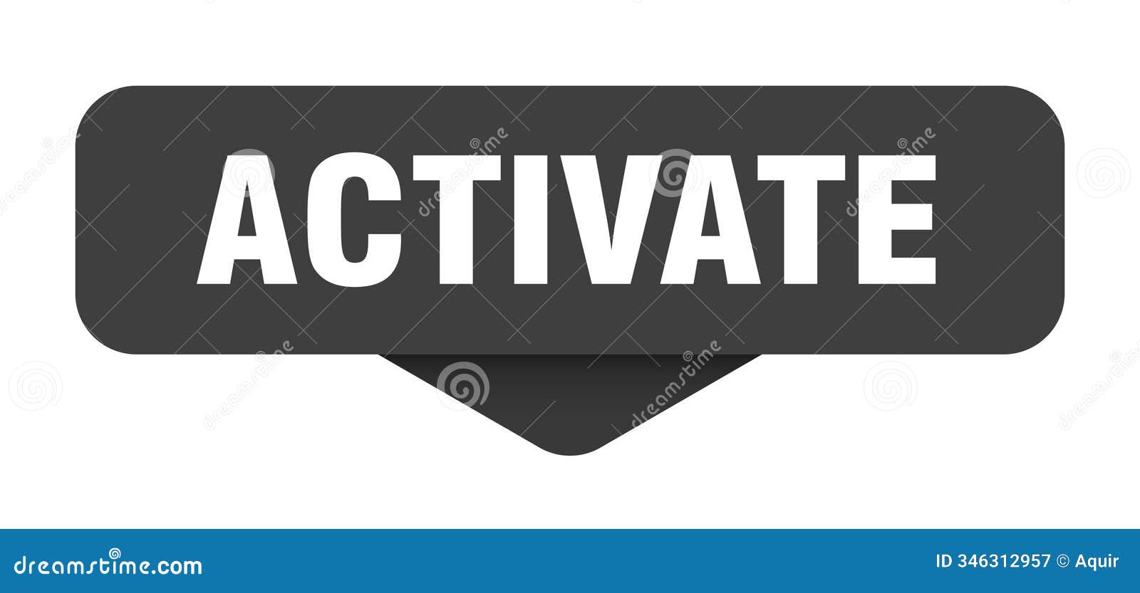 Activate Sticker. Activate Sign On Transparent Background Cartoon ...