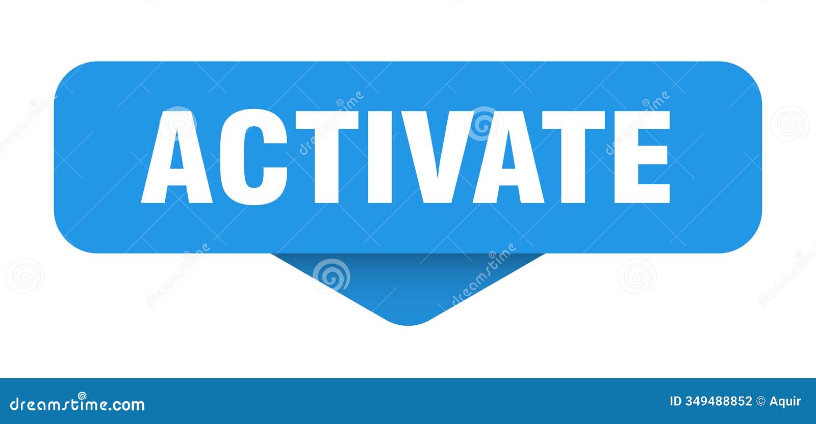 Activate Sticker. Activate Sign On Transparent Background Cartoon ...