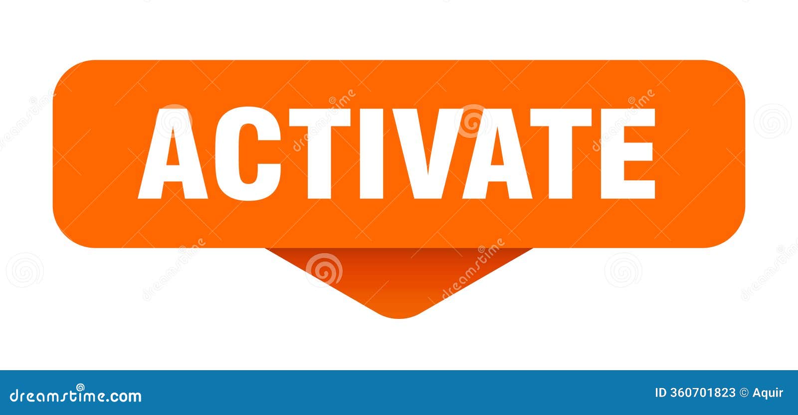 Activate Sticker. Activate Sign On Transparent Background Cartoon ...