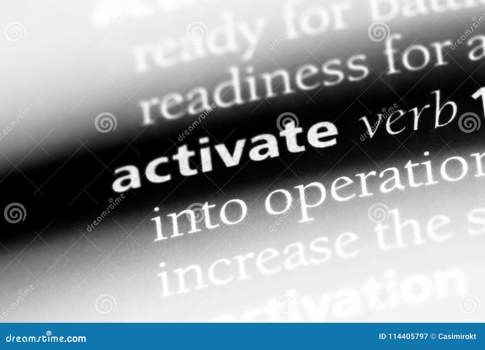 Activate stock image. Image of writing, idea, concept - 114405797