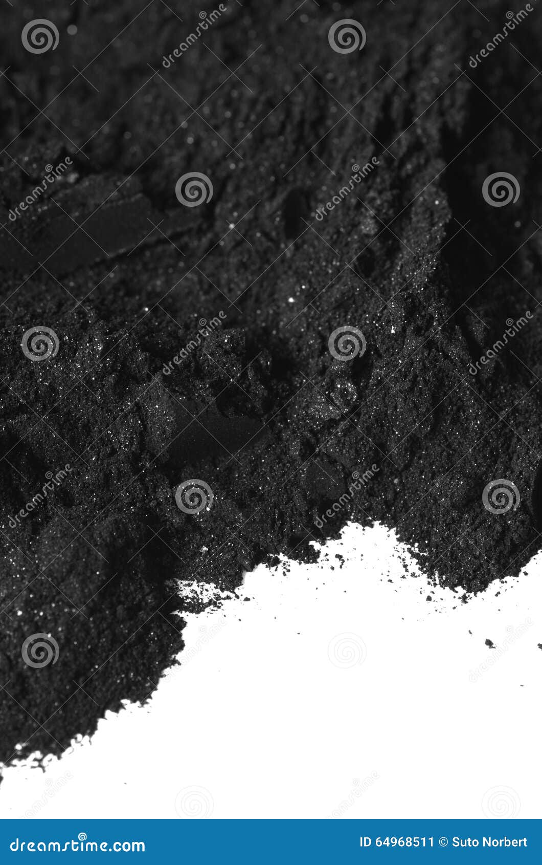 Activated charcoal powder stock image. Image of activated - 64968511