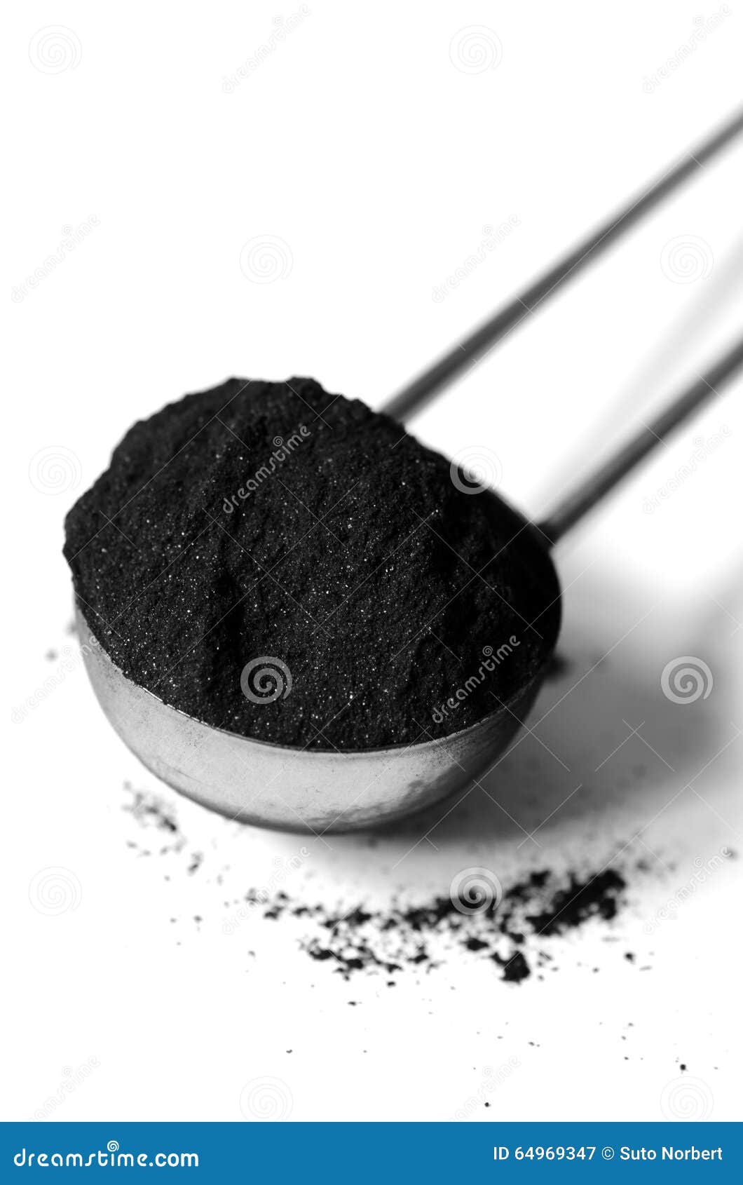 Activated charcoal powder stock image. Image of macro - 64969347