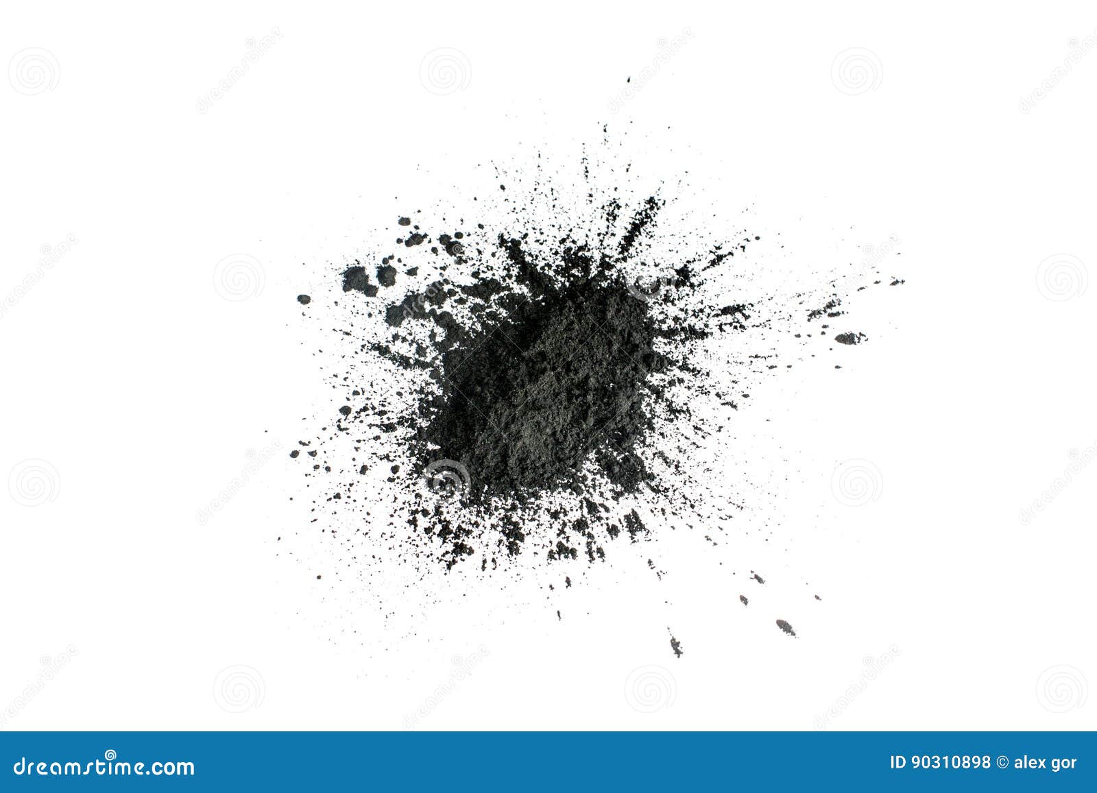 Activated Charcoal Powder Shot with Macro Lens Stock Photo - Image of ...