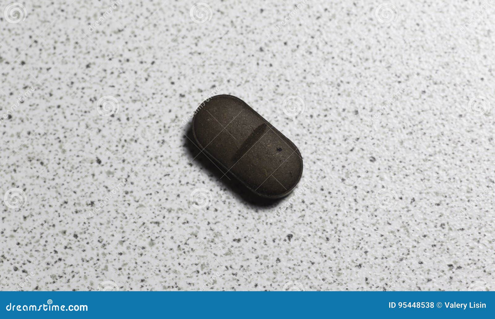 Activated charcoal Tablet stock photo. Image of capsule - 95448538