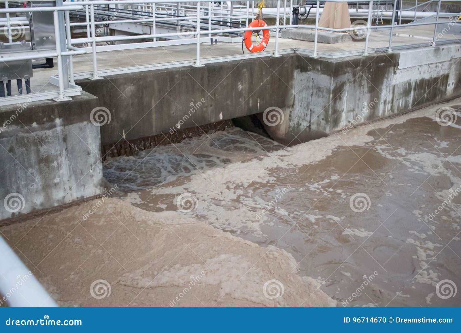 Activated Sludge stock photo. Image of water, sewer, microorganisms ...