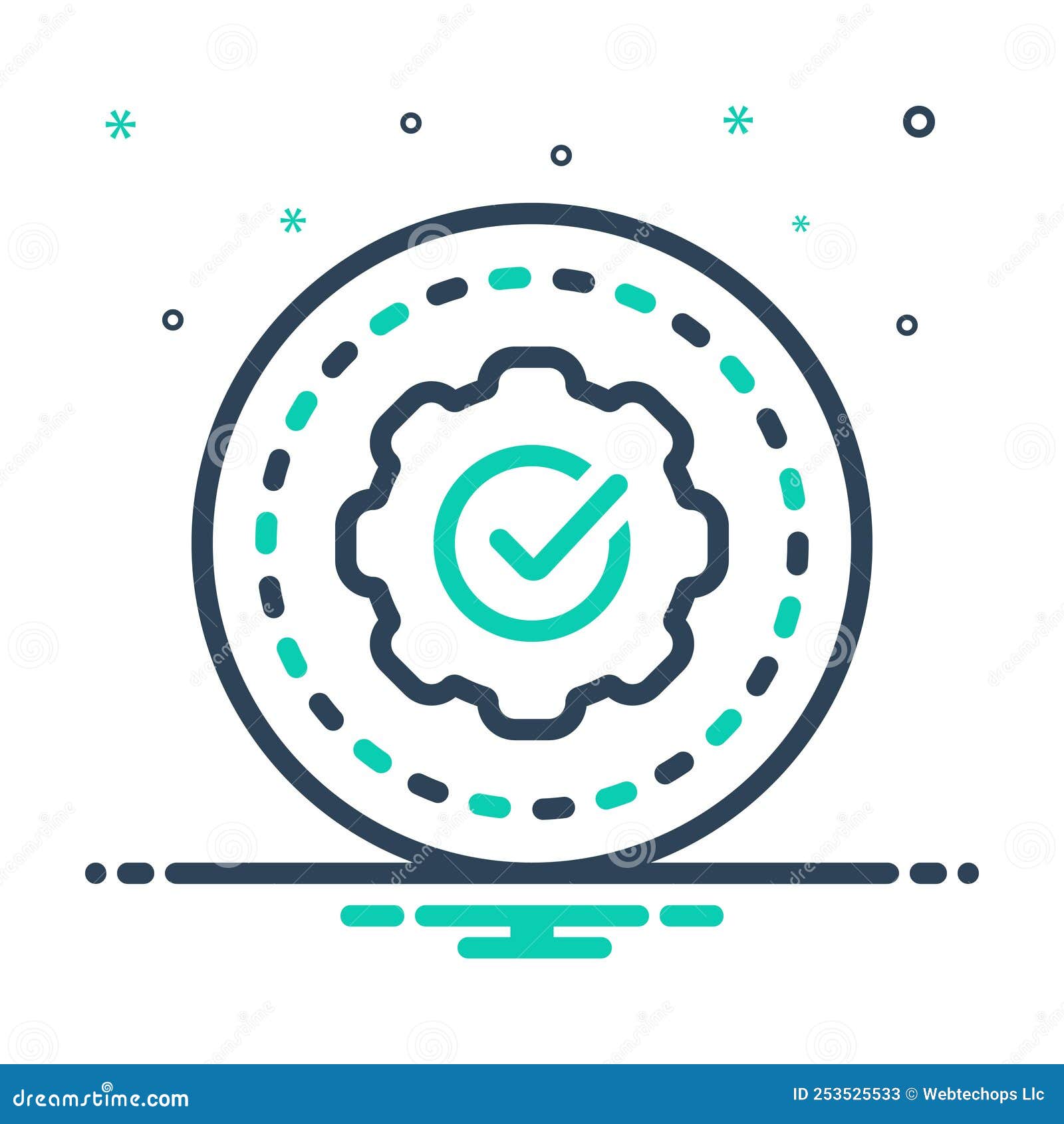 Mix Icon for Activation, Workflow and Procedure Stock Vector ...