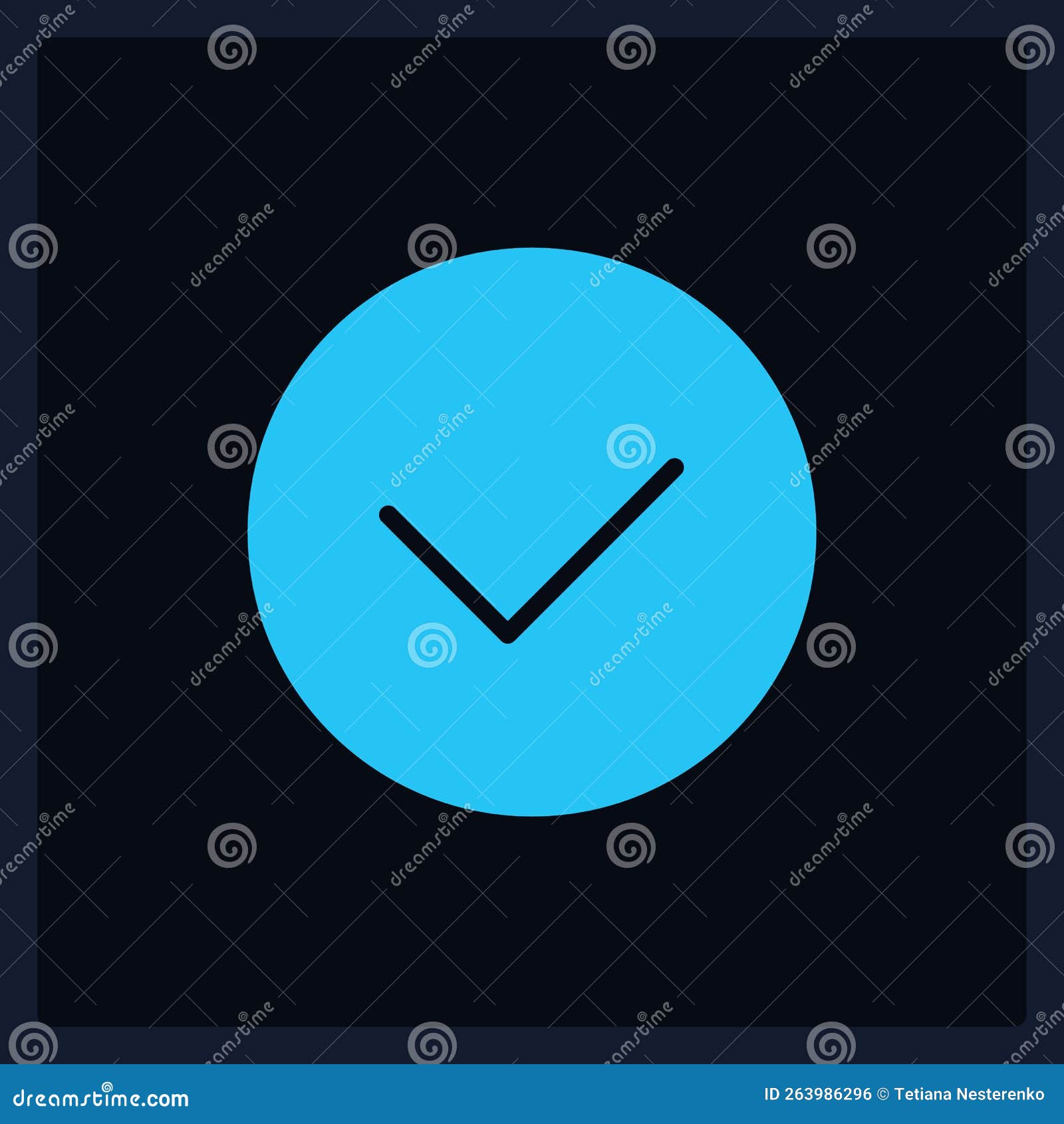 Active Accept Button UI Element Template Stock Vector - Illustration of ...